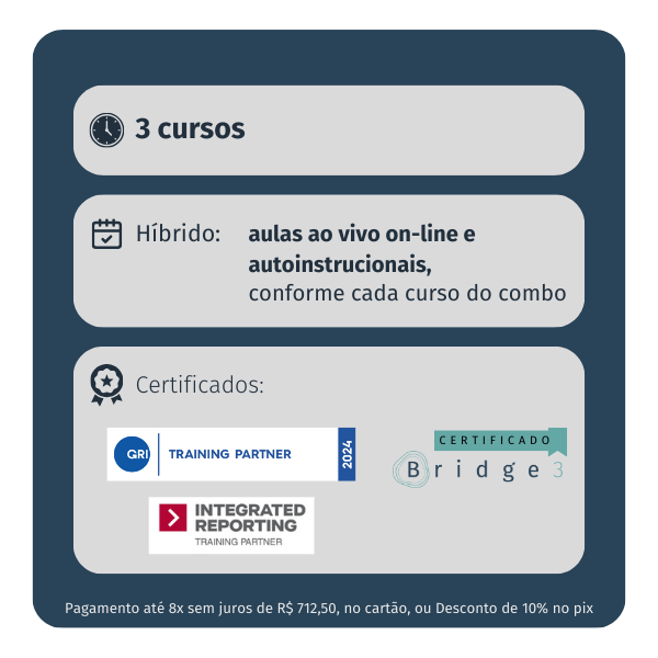 Trilogia do Relato ESG - Bridge3
